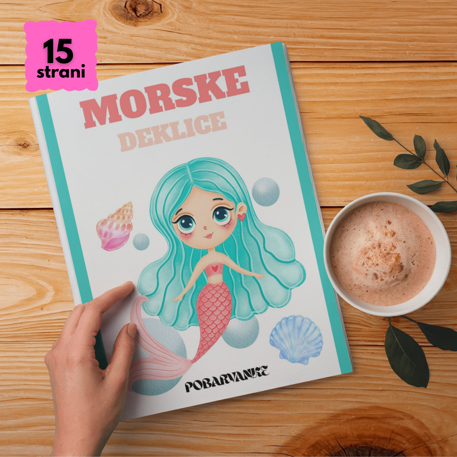Pobarvanke morska deklica – POBARVANKE